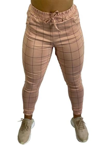 Calça Jogger Bengaline Xadrez Quadriculado Clochard R10 - Fanáticos Por ...