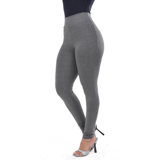 Calça legging Feminina Suplex Chumbo Cinza Modela Bumbum - seleção ...