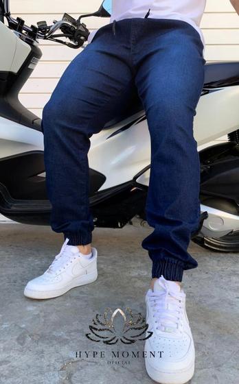 Calça Masculina Jogger Estilo Jogador Varias Cores Hype Moment Jr