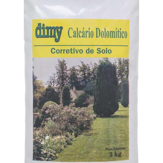 Calcario Dolomitico Faixa B Dimy 3kg - Fertilizantes e Adubos ...