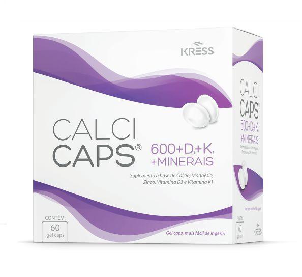 Calcicaps MDK 60Caps Reposição do Cálcio, Dor Nas Costas - KRESS ...