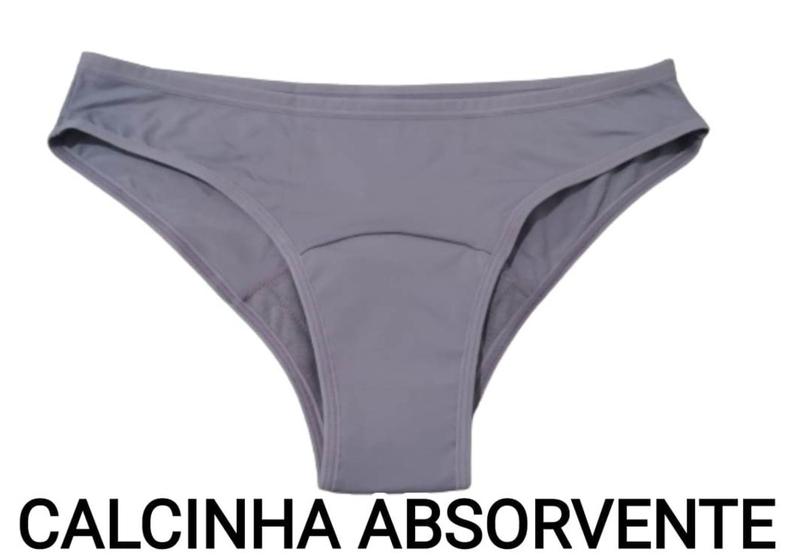 Calcinha Absorvente Reutilizável. Ecológica. Lingerie Sustentável. Leve ...