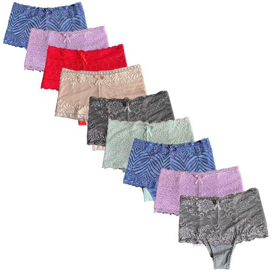 Calcinha Modeladora Cintura Alta Algodão E Renda Feminino Ñusta - Nusta ...