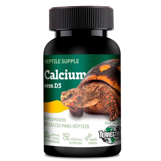 Cálcio Sem D3 Terrestre Pets Para Repteis 100g - Cálcio - Magazine Luiza