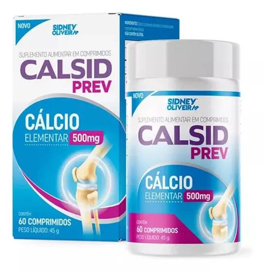 Calcio Sem Vitamina D Puro Elementar 500mg Calsid Prev - Sidney ...