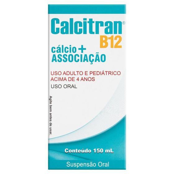 Calcitran B12 frasco com 150mL de solução de uso oral - Divcom Pharma ...