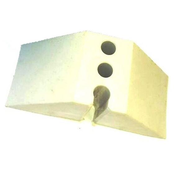 Calço para telha trapézio T 40 3 furos Kit 400 Peças branco - Multicap ...