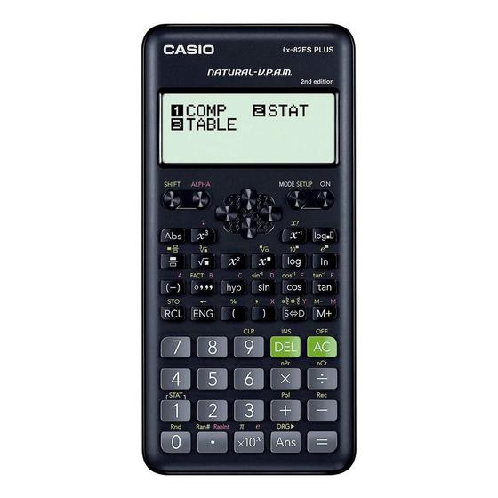 Calculadora Científica Casio FX-82ES Plus 2nd Edition 252 Funções ...