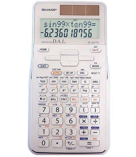 Calculadora Científica Sharp El-531 Tgb-Bw Com 273 Funções ...
