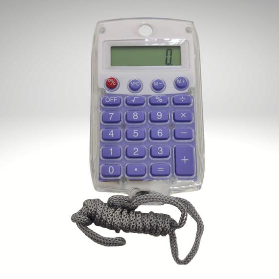 Calculadora de Bolso com Cordão 8 dígitos - V8961 - Vighs - Calculadora ...