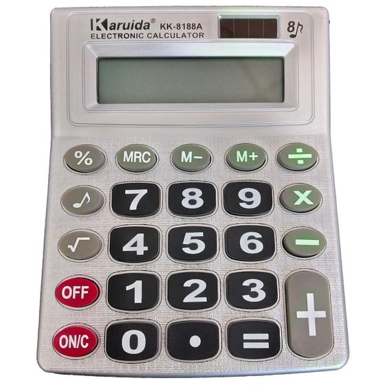 Calculadora De Mesa 8 Digitos Grande Escritório Balcão - Karuida ...