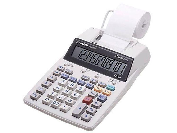 Calculadora de Mesa Sharp com Bobina - EL-1750V/737 - Calculadora de ...