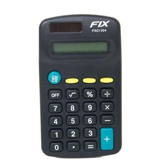Calculadora Eletrônica 8 Dígitos Fix FXC1304 - Rocie - Calculadora ...