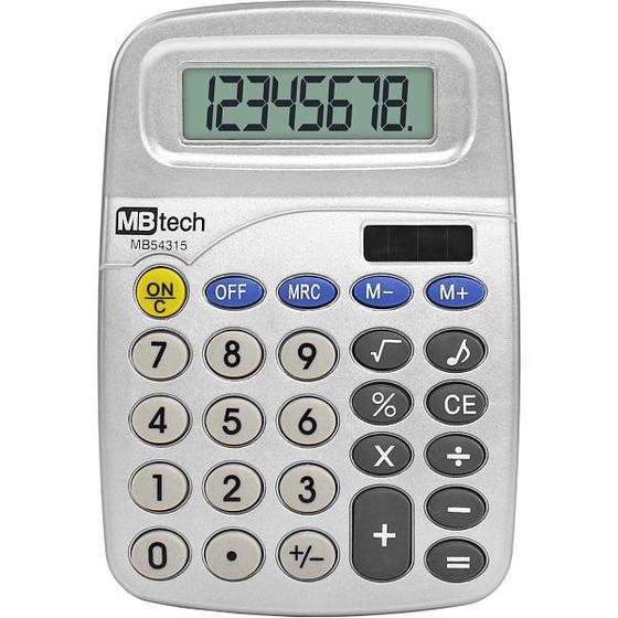 Calculadora Eletrônica Mbtech - Mb54315 - Mb Tech - Calculadora - Magazine Luiza