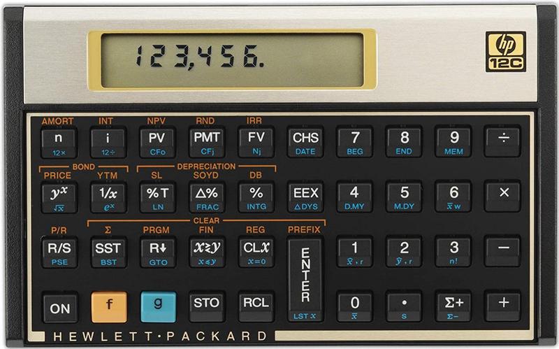 Calculadora Financeira Hp 12c Gold 120 Fun es Calculadora Financeira calculadora-financeira-hp-12c-gold-120-fun-es-calculadora-financeira
