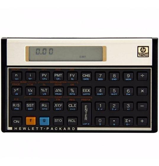 Calculadora Financeira Hp 12c Gold Cientifica 120 Funções - Calculadora ...