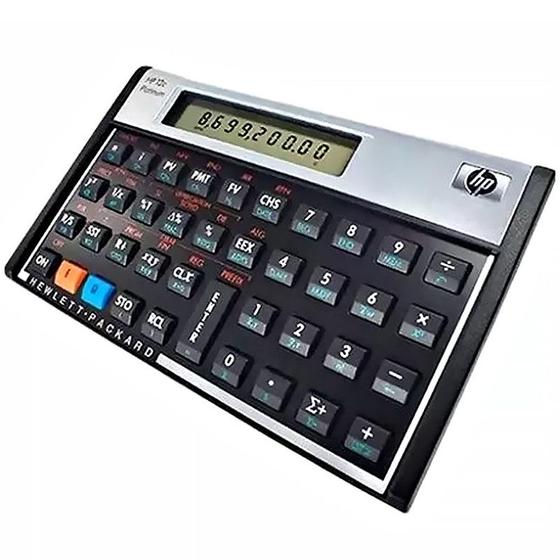Calculadora Financeira Original HP 12c Platinum Lacrada - Calculadora ...