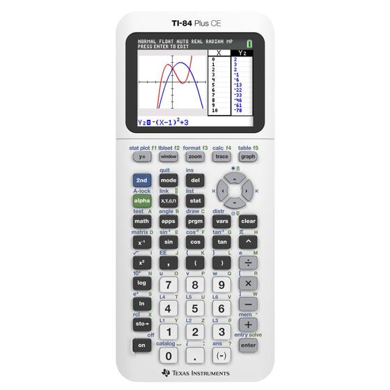 Calculadora gráfica Texas Instruments TI-84 Plus CE White - Livros de ...