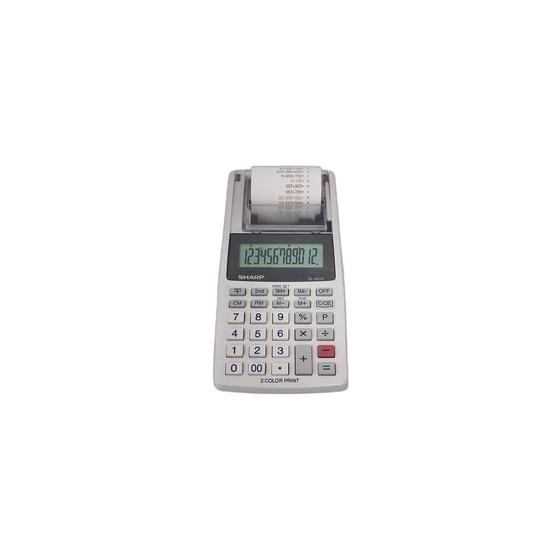 Calculadora Sharp El 1611V 12 Digitos Com Bobina Branco - Calculadora ...