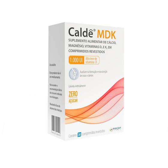 Caldê Mdk 1.000UI 30 Comprimidos Revestidos - Vitaminas A-Z - Magazine ...
