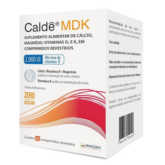 Caldê mdk 2000ui com 60 comprimidos - MARJAN - Vitaminas A-Z - Magazine ...