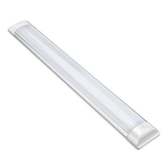 Calha a led integrada linear sobrepor 36w bc - bivolt policarbonato ...