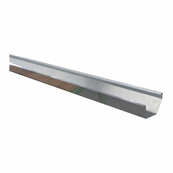 Calha Colonial Corte 28 2 Metros - LESTE CALHAS - Calha Frontal ...