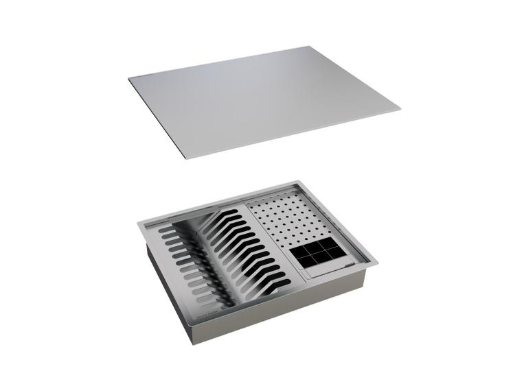 Calha Úmida Organizadora Lateral Quadratta Escorredor 50x40 - Calha ...