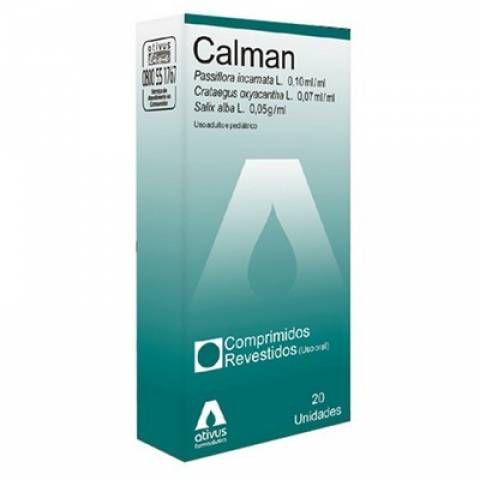 Calman com 20 comprimidos revestidos - Ativus - Medicamentos - Magazine ...