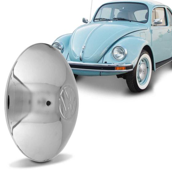 Calota Aro 15 Bojuda Fusca 1953 a 1996 Kombi 1962 a 2014 Cromada em Aço ...