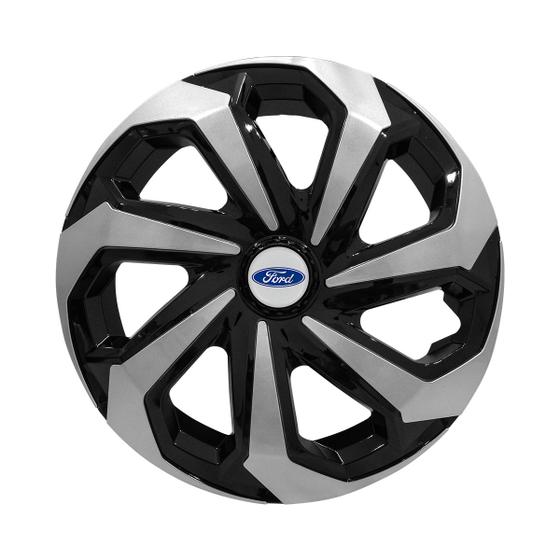 Calota Esportiva Aro 14 Spider Black/Silver Ford Fiesta Ka - Elitte ...