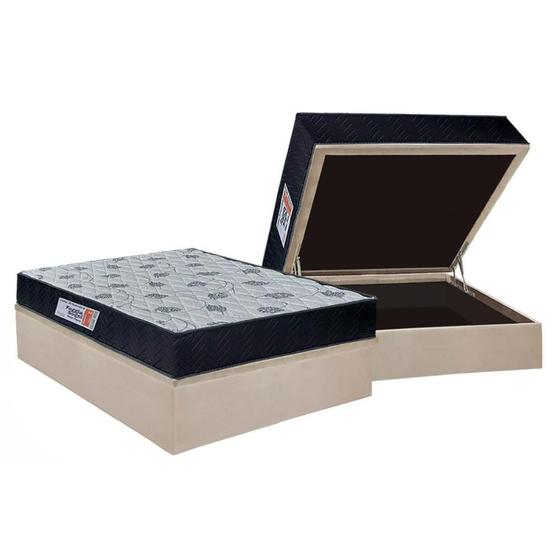 Cama Box Baú Casal: Colchão Ortopédico Orthoflex Foggia Sogni Unic Face ...