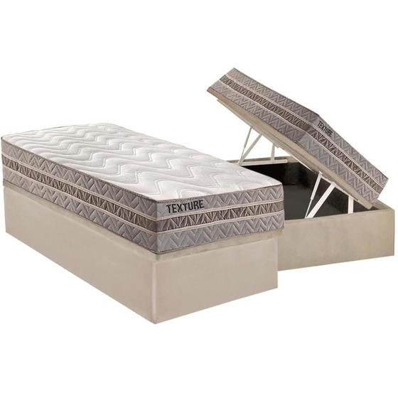Cama Box Baú Solteiro: Colchão Molas MasterPocket Ensacadas Paropas ...