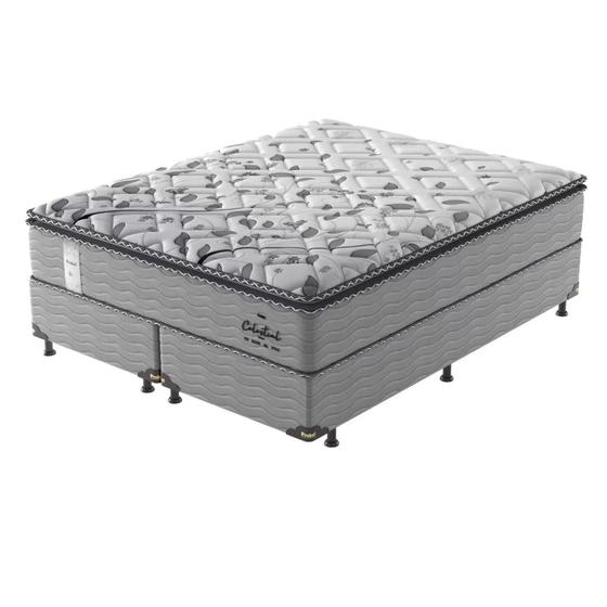 Cama Box Super King Celestial da Probel de Molas Ensacadas e Espuma D33 - Cama Box King Size ...