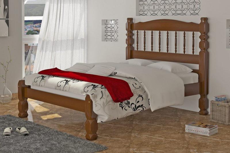 Cama casal madeira torneada - 8x8mod02 - KAMABEL - Cama de Casal ...
