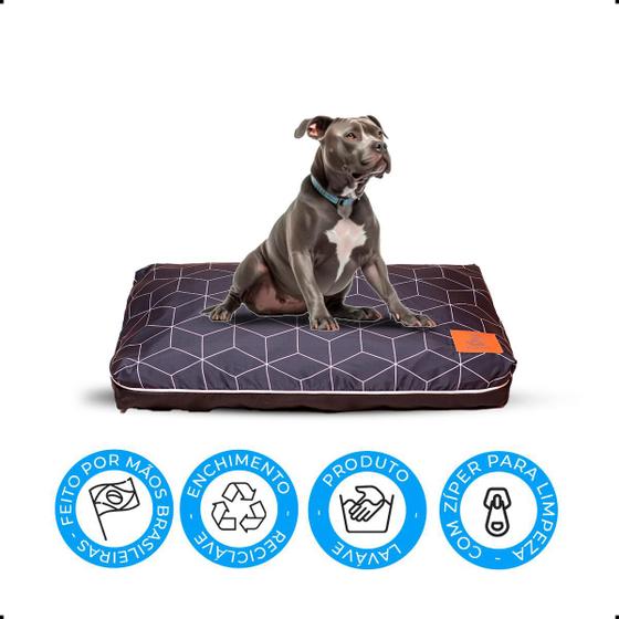 Cama de Cachorro Almofada Para Cães Mabuu Pet Tam Médio - Linhas ...