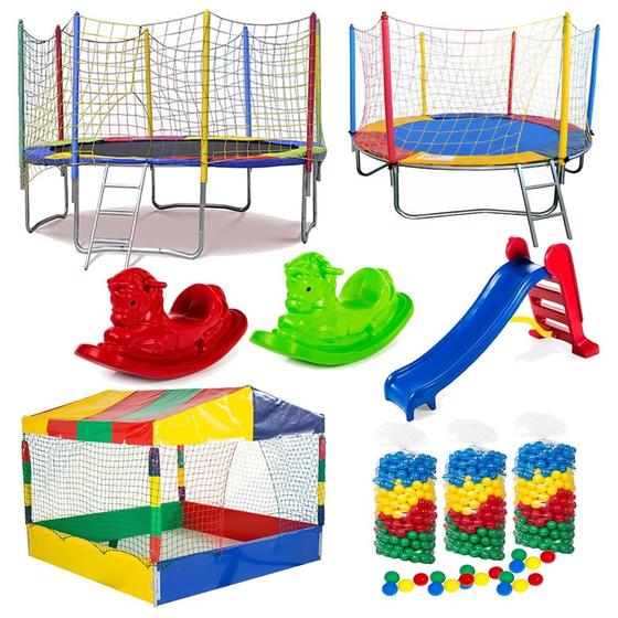 Cama Elástica Pula Pula 2,30m Nacional + Piscina de Bolinhas 1,50m ... Cama Elástica Pula Pula 2,30m Nacional + Piscina de Bolinhas 1,50m ...