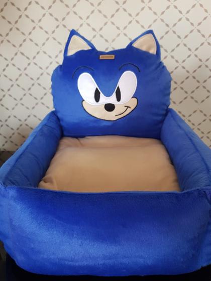 Cama Pet Sonic em Pelúcia - Docatdog - Outros Pet Shop - Magazine Luiza