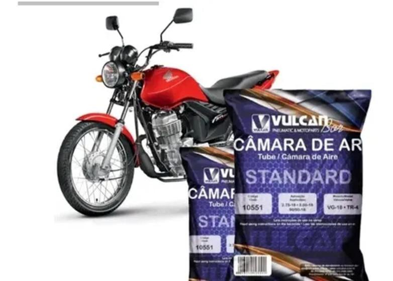 Câmara Ar Aro 18 Moto Cg Titan Fan 125/150/160 Todas Dianteira ou ...