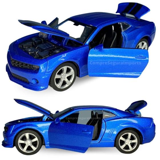 Camaro Carrinho Ferro Miniatura Abre Capô E Porta 13Cm Metal - Cs ...