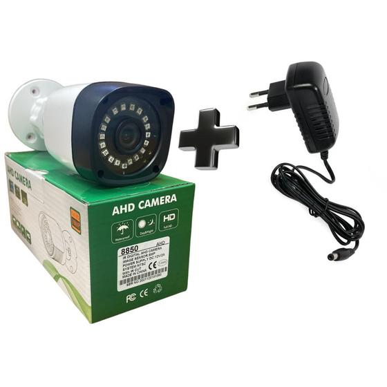 Câmera Bullet Full HD- 2MP -1080P -3.6mm +Fonte 2A - EJCF - Câmera de ...