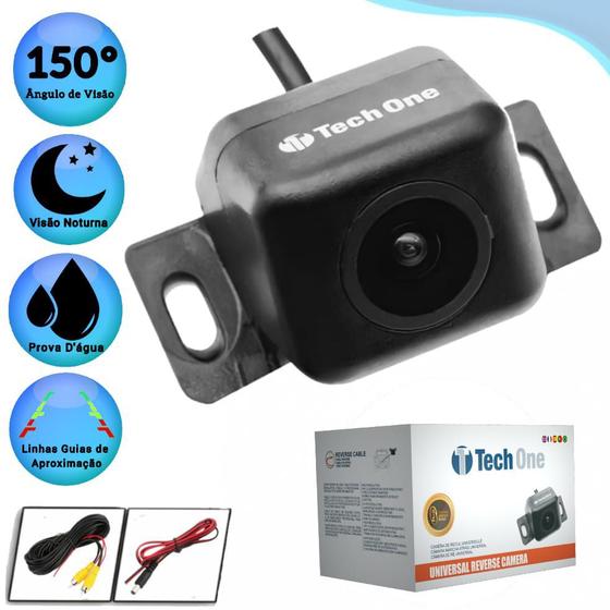 Câmera De Ré Borboleta Reta De Placa Tech One Visão Noturna - CARDAD ...