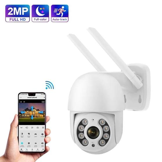 Câmera De Segurança wi-fi externa à Prova D'água full hd 360 - Bivolt ...