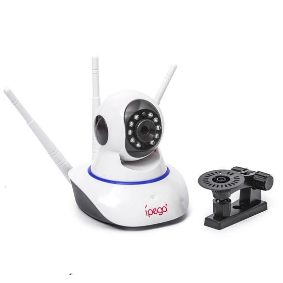 Câmera de Segurança Wi-Fi IP Wireless Sem Fio HD 3 Antenas Infra ...