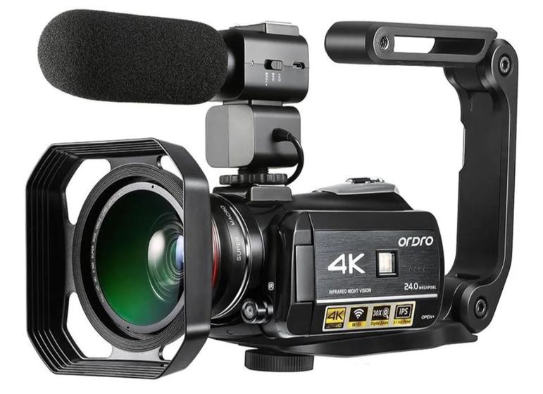 Câmera Digital Filmadora Ordro Ac3 4K Para Lives YouTuber - Filmadora ...