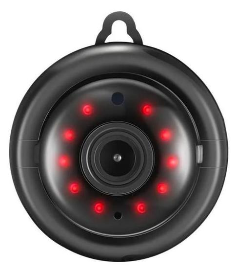 Camera Espiã Preto 1080p Discreta Wi-fi Espia - Câmera IP Mini Camera ...