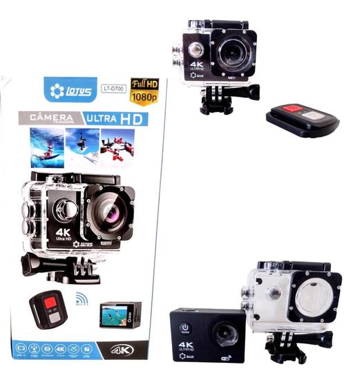 Câmera Filmadora Action Pro 4k Com Controle WiFi - Filmadora - Magazine ...