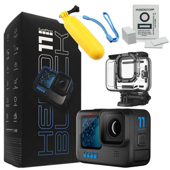 Câmera GoPro 11 Black + Caixa Estanque Original + Bastão + Anti-Fog ...