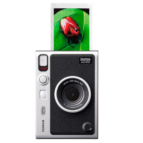 Câmera instantânea Fujifilm Instax Mini EVO Hybrid com 10 filmes ...