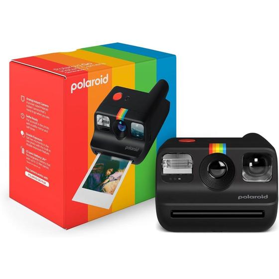 Câmera Instantânea Polaroid Go 2 Gen Estilo Retrô Clássico - Preta ...